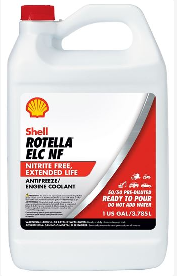 Shell Rotella Nitrate Free 50/50 Heavy Duty Antifreeze Coolant 1 gal